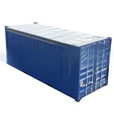 China 33.2 CBM Capacity 20 ft Soft Type Open Top Container with Tarpaulin Cover Top loading and Shipping for sale