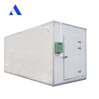 China 4x2.2x2.5m Mobile 13ft Mini Potable Refrigerated Freezer and Chiller Container Cold Storage Room with Aluminum T-Bar Floor for sale