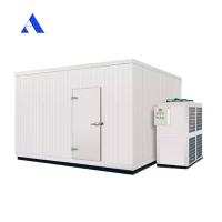 China 2.8x2x2.2m Mini Portable Cold Storage Room with Aluminum T-Bar Floor and MGSS Outside Wall for sale