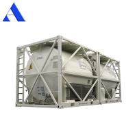 China 16000L DNV 2.7-1 Standard 20ft Frame UN T11 Stainless Steel Tote Offshore Tank Container for International Transport for sale