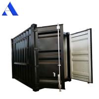 China Kiosk 10ft Shipping Container Coffee Shop Custom Made Movable Bar Cafe Store with Plywood Floor for sale