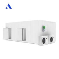 China Stainless Steel Inside Wall 40ft x 20ft Dual Temperature Chiller and Freezer Container Cold Room for Storage Reefer Container for sale