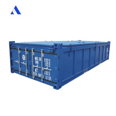 China Age 20ft 20 Open Top Half Height Hard Shipping Container with Wood or Steel Flooring Dry CSC Certified Container for sale