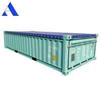 China Age 20ft 20 Open Top Half Height Hard Shipping Container with Wood or Steel Flooring Dry CSC Certified Container for sale