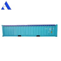 China Age 20ft 20 Open Top Half Height Hard Shipping Container with Wood or Steel Flooring Dry CSC Certified Container for sale
