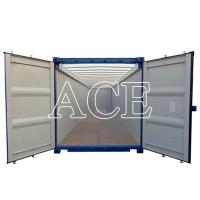 China 40ft Open Top Shipping Containers with Soft Type PVC Tarpaulin Roof Cover in Excellent Condition for sale