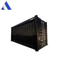 China Professional Customized Side Opening 20ft Shipping Container Coffee Shop Fast Food Shop with Ladder and Top Security Rail for sale