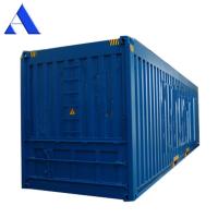 China Top Loading Front Unloading Steel Floor 20ft Dry Cargo Grain Intermediate Bulk Storage ISO Shipping Container for sale