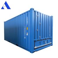 China Top Loading Front Unloading Steel Floor 20ft Dry Cargo Grain Intermediate Bulk Storage ISO Shipping Container for sale