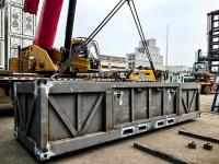 China DNV 2.7-1 / ISO 10855 Standard 6.6m Offshore Cargo Basket with 4 Legs Made of Corten Steel and Certified by BV for sale