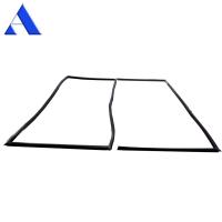 China EPDM Rubber ISO Shipping Container Door Seal Gasket Strip for Standard Set 1141 x 2251 / 2556mm Black Chemical Resistant for sale