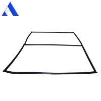 China EPDM Rubber ISO Shipping Container Door Seal Gasket Strip for Standard Set 1141 x 2251 / 2556mm Black Chemical Resistant for sale