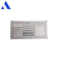 China Stainless Steel CSC Plate for 20' Container Parts and Corrosion Prevention in ISO Shipping Container for sale