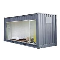 China Custom Made Luxury Prefab Container House Flexible Design with Aluminum Window and 20ft Shipping Container for sale
