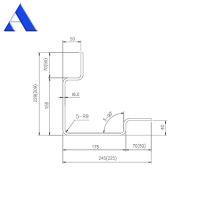 China 6mm Thickness lSO Dry Cargo Shipping Container Parts and Accessories Front Corner Post with Zinc Shop Primer Painting for sale