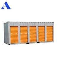 China Secure Roller Shutter Side Door Open Pop Up Mobile Shipping 20ft Movable Portable Self Storage for Shipping Containers for sale