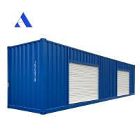 China Pop Up Roller Shutter Side Door 20ft 40ft Self Storage Shipping Container in Shandong Hebei with Floor Plywood or Steel for sale