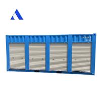 China Pop Up Roller Shutter Side Door 20ft 40ft Self Storage Shipping Container in Shandong Hebei with Floor Plywood or Steel for sale