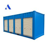China Pop Up Roller Shutter Side Door 20ft 40ft Self Storage Shipping Container in Shandong Hebei with Floor Plywood or Steel for sale