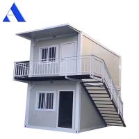 China Customizable Flat Pack Prefabricated Container House with Optional Toilet and Shower for Office Building for sale