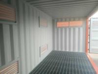 China Side Door Opening 20ft 20 ft Dangerous Goods Chemical Storage Shipping Container with 2700L Bund Cap and 31 cbm Capacity for sale