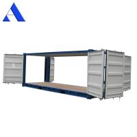 China Convenient Cargo Handling 20ft Fully Side Opening Dry Shipping Container with Open Side Door and Steel Floor for sale