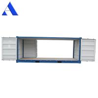 China Convenient Cargo Handling 20ft Fully Side Opening Dry Shipping Container with Open Side Door and Steel Floor for sale