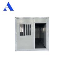 China Fast Install Foldable Collapsible 20ft 6m Flat Rack Storage Container House with Sandwich Panel for sale