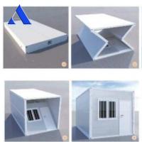 China Fast Install Foldable Collapsible 20ft 6m Flat Rack Storage Container House with Sandwich Panel for sale