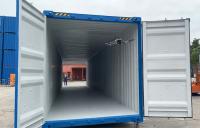 China 108 CBM Capacity Double End Door 6mm Steel Floor 2591mm Wide Trailer and Rail Way 53ft Length 53 Feet Shipping Container for sale