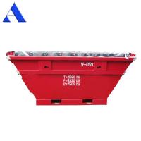 China 3789mm Length 6.5 CBM DNV Standard Steel Offshore Waste Skip Onshore Rubbish Container Transportation for Waste Disposal for sale