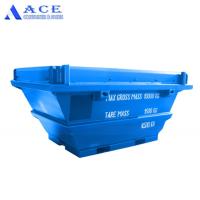 China 3789mm Length 6.5 CBM DNV Standard Steel Offshore Waste Skip Onshore Rubbish Container Transportation for Waste Disposal for sale