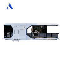 China 2024 Prefab Luxury Modular Modern Apple Cabin Space Capsule Container House Maison Capsule Spatiale for Mgo Board and PVC Floor for sale