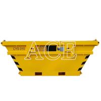 China 13' CortenA Steel Offshore Drilling Waste Skip Container for DNV2.7-1 Compliant Environmentally Friendly Disposal for sale