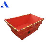 China 13' CortenA Steel Offshore Drilling Waste Skip Container for DNV2.7-1 Compliant Environmentally Friendly Disposal for sale