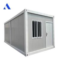 China Corten-A SPA-H Main Steel Structure 6x3x2.8 Meter 20ft Galvanized Light Steel Flat Pack Prefab House Modular Home Room Container Frame for sale