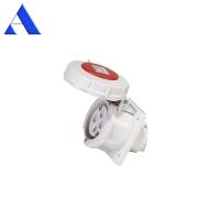 China Industrial Plastic Electrical Plug and Socket for Reefer Container Spare Parts Rated Voltage 400V for sale
