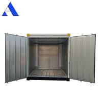 China 10ft Offshore Refrigerated Container CSC/BV Certificates Made of Steel and Aluminium with Aluminium T-Bar Floor for sale