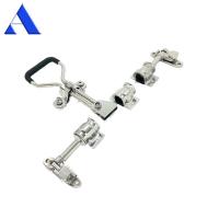 China 304 Stainless Steel Truck Body Parts Full Set of 22mm Pipe Polished Truck Container Door Locks for Customized Locking Rod Length for sale