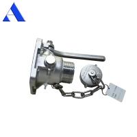 China ISO Tank Container Spare Parts and Accessories 1.5'' BSP Air Inlet Ball Valve with Temperature Gauge for sale