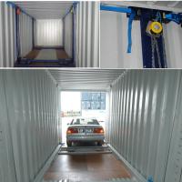 China Adjustable Length Car Rack Container Brackets for Shipping Container VW Car Fitment in Shanghai Tianjin Qingdao for sale
