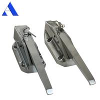 China Polished Stainless Steel Cold Room Door Lock for Easy Installation on Shipping Container Trailer for sale