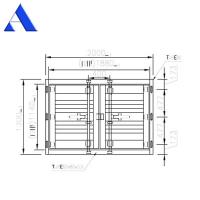 China 20ft and 40ft Dry Cargo Shipping Container Rear or Side Doors Finished Surface Standard Size As per your requirement for sale