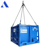 China 10-Ton Lifting Capacity Galvanized Sling Cable 4 legs Offshore Container Steel Coated Wire Rope Sling DNV 2.7-1 Standard for sale
