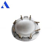 China ISO Tank Shipping Container Spare Parts and Accessories 500mm Low Profile Manlid Assembly with Air Inlet Ball Valve 1.5'' BSP for sale