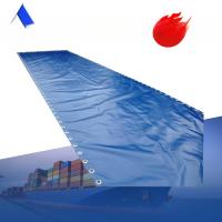 China 650g/sqm Density Coated Tarpaulins Cover for Custom Size 20ft 40ft Open Top Containers in Coated Pattern for sale