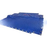 China 650g/sqm Density Coated Tarpaulins Cover for Custom Size 20ft 40ft Open Top Containers in Coated Pattern for sale