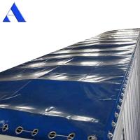 China 650g/sqm Density Coated Tarpaulins Cover for Custom Size 20ft 40ft Open Top Containers in Coated Pattern for sale