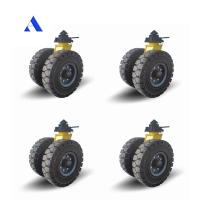 China Tare Weight 26kg Heavy Duty Portable ISO Shipping Container Caster Wheels for Dynamic Load and Lockable Swivel Castor for sale