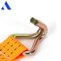 China 3-10m Length Double J Hook Polyester Retractable Wrench Set for Replace/Repair Purpose Tie Down Strap for sale